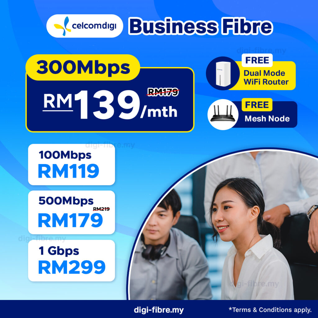 CelcomDigi Business Fibre - CelcomDigi Fibre